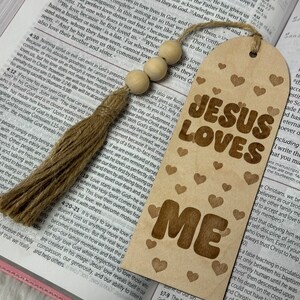Bible Bookmarks, Inspirational Bookmarks, Jesus Loves Me Bookmark ...