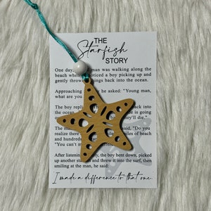 Starfish Story, Teacher Gifts, Teacher Appreciation Gift, It Matters to ...