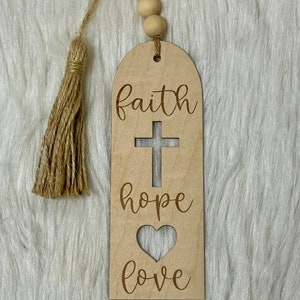Bible Bookmarks, Inspirational Bookmarks, Faith Hope Love Bookmark ...