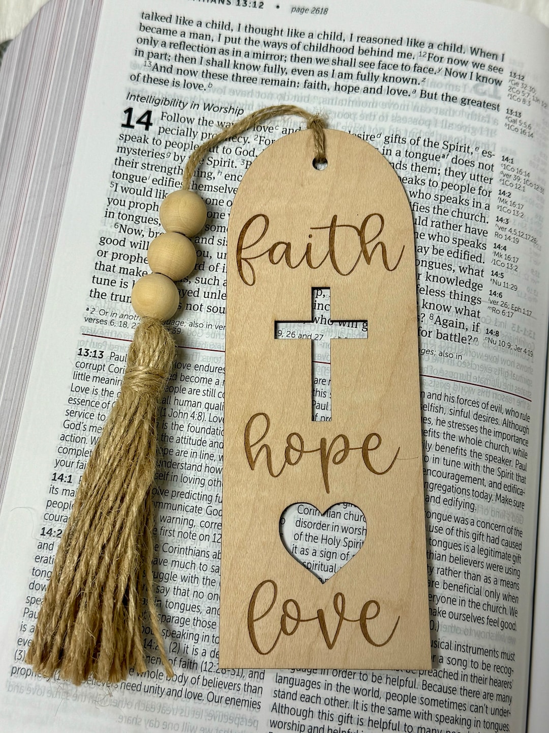 Bible Bookmarks, Inspirational Bookmarks, Faith Hope Love Bookmark ...