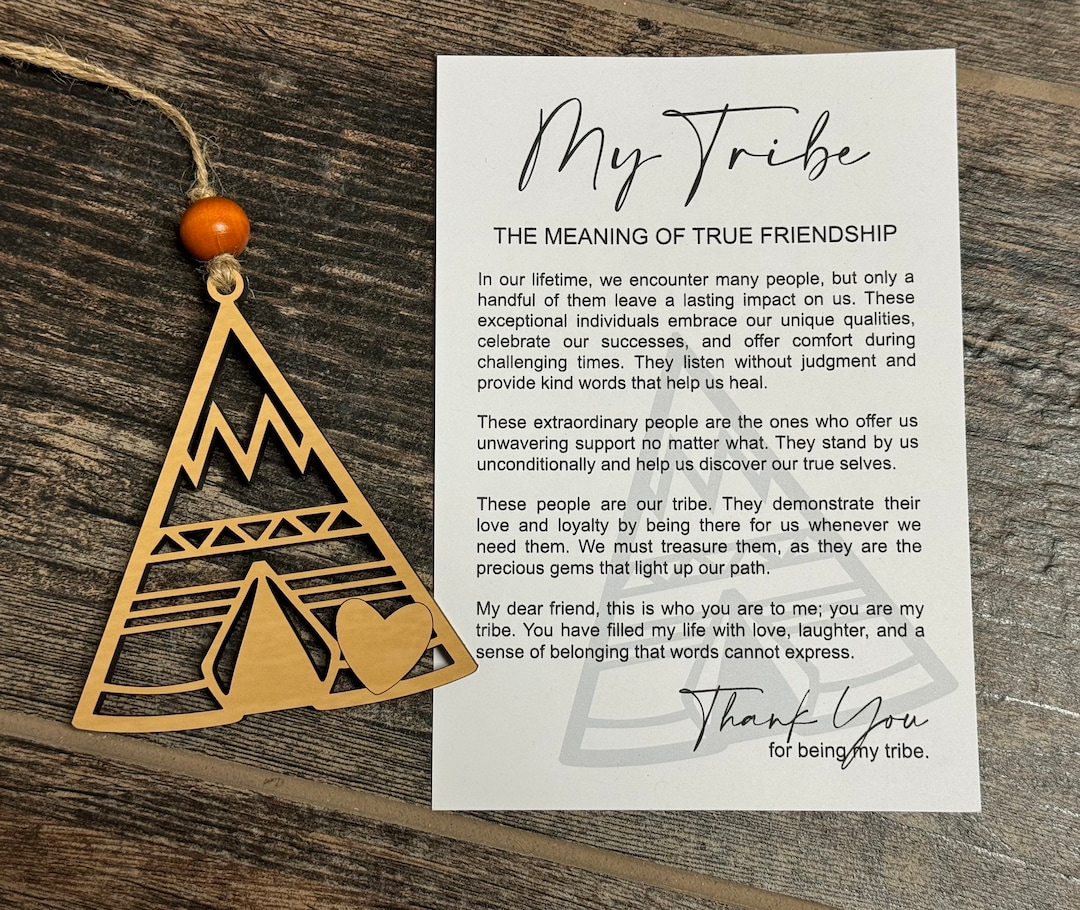My Tribe Gifts, My Tribe Charm, Tribe Ornament, Friendship Gift ...