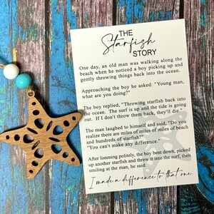 Starfish Story Teacher Appreciation Gift, It Matters to This One ...