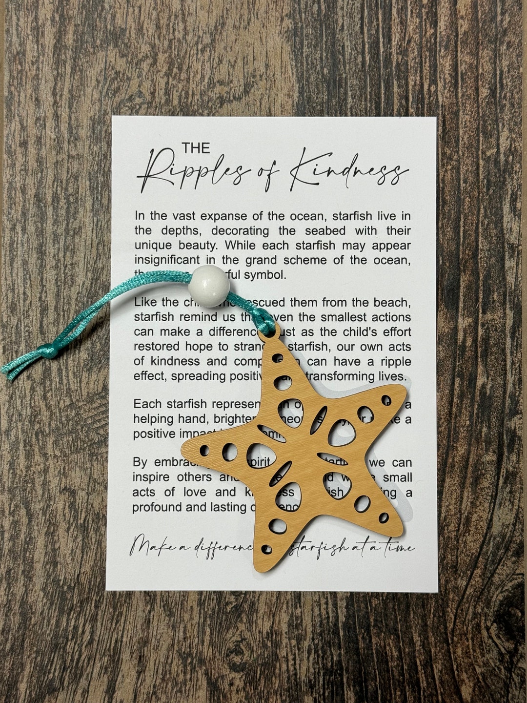 Starfish Story, Kindness, Starfish Story Gift, Make a Difference, Be ...