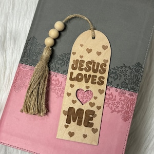 Cute Kids Bible Bookmarks, Inspirational Christian Bookmarker, Jesus ...