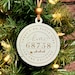 Personalized Zip Code Christmas Ornament, Local Hometown Ornament, Home ...
