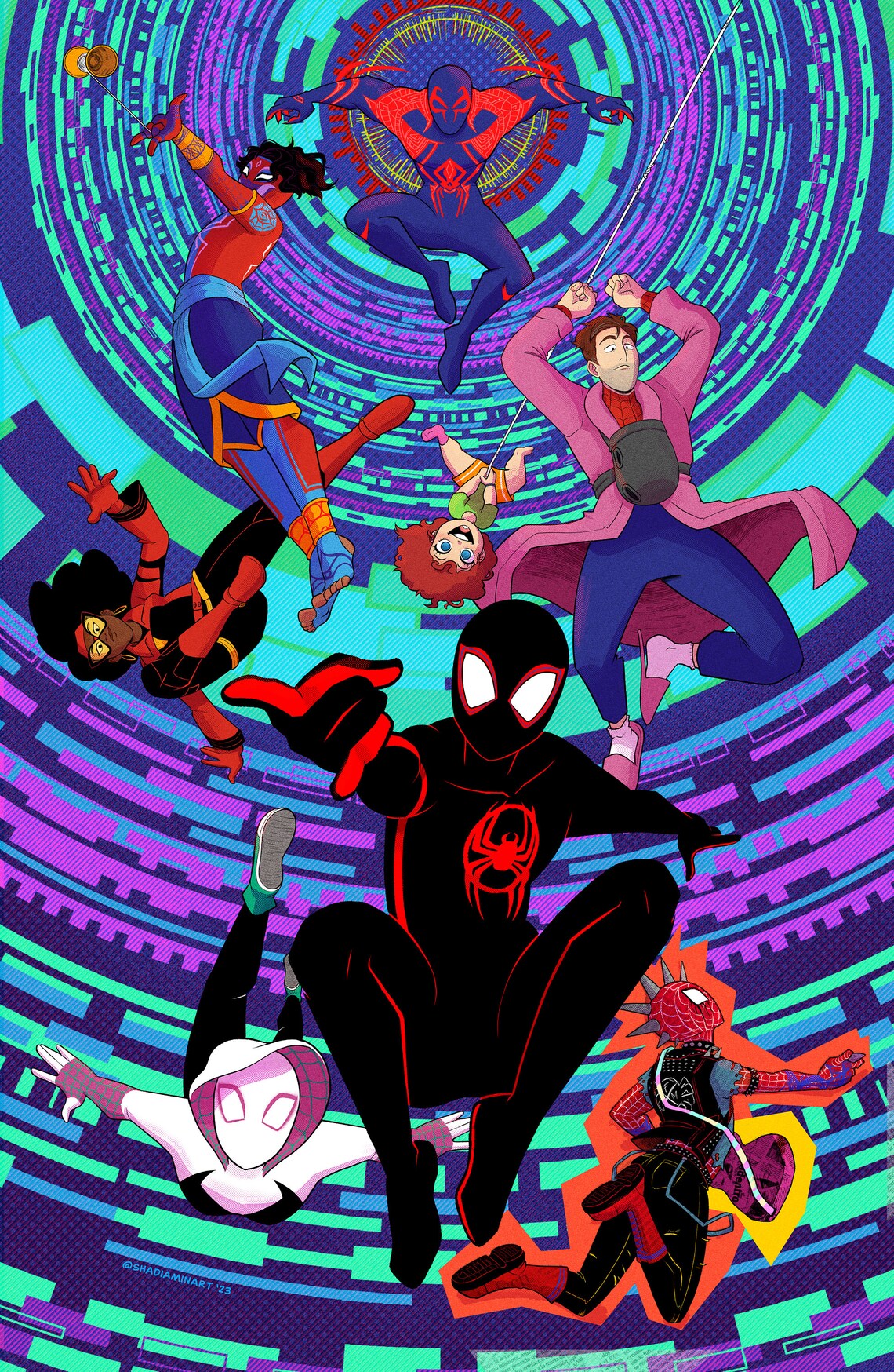 Spider-verse Print: Across the Spider-verse, Heavy Cardstock (11x17) - Etsy