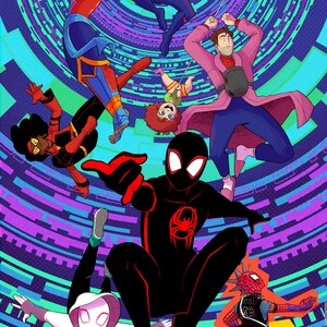 Spider-verse Print - Etsy
