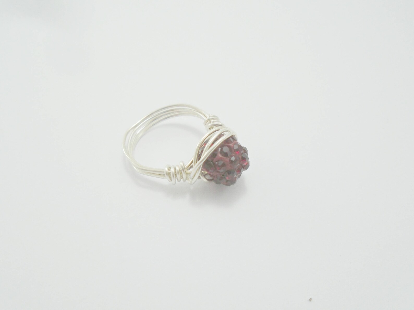 Red Crystal Ring Crystal Ring Red Ring Bling Ring Red - Etsy