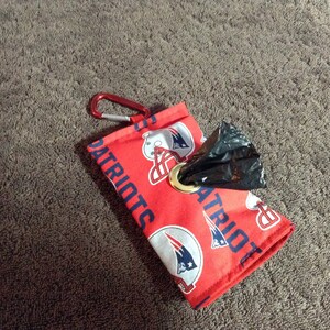 Dog Poop Bag Dispenser Dog Poop Bag Holder Dog Waste Bag NE Patriots ...