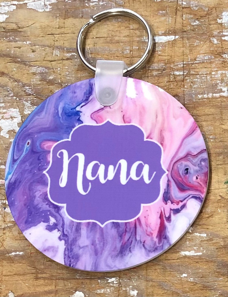Nana License Plate Marble Purple License Plate Mimi Car Tag - Etsy
