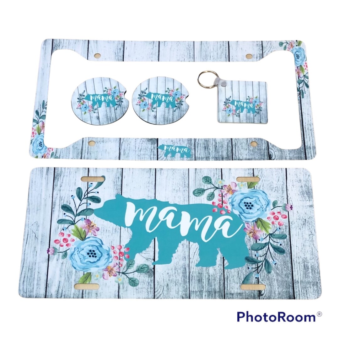 Mama Bear License Plate Mama Bear Car Tag Mama License Plate Mama Car ...