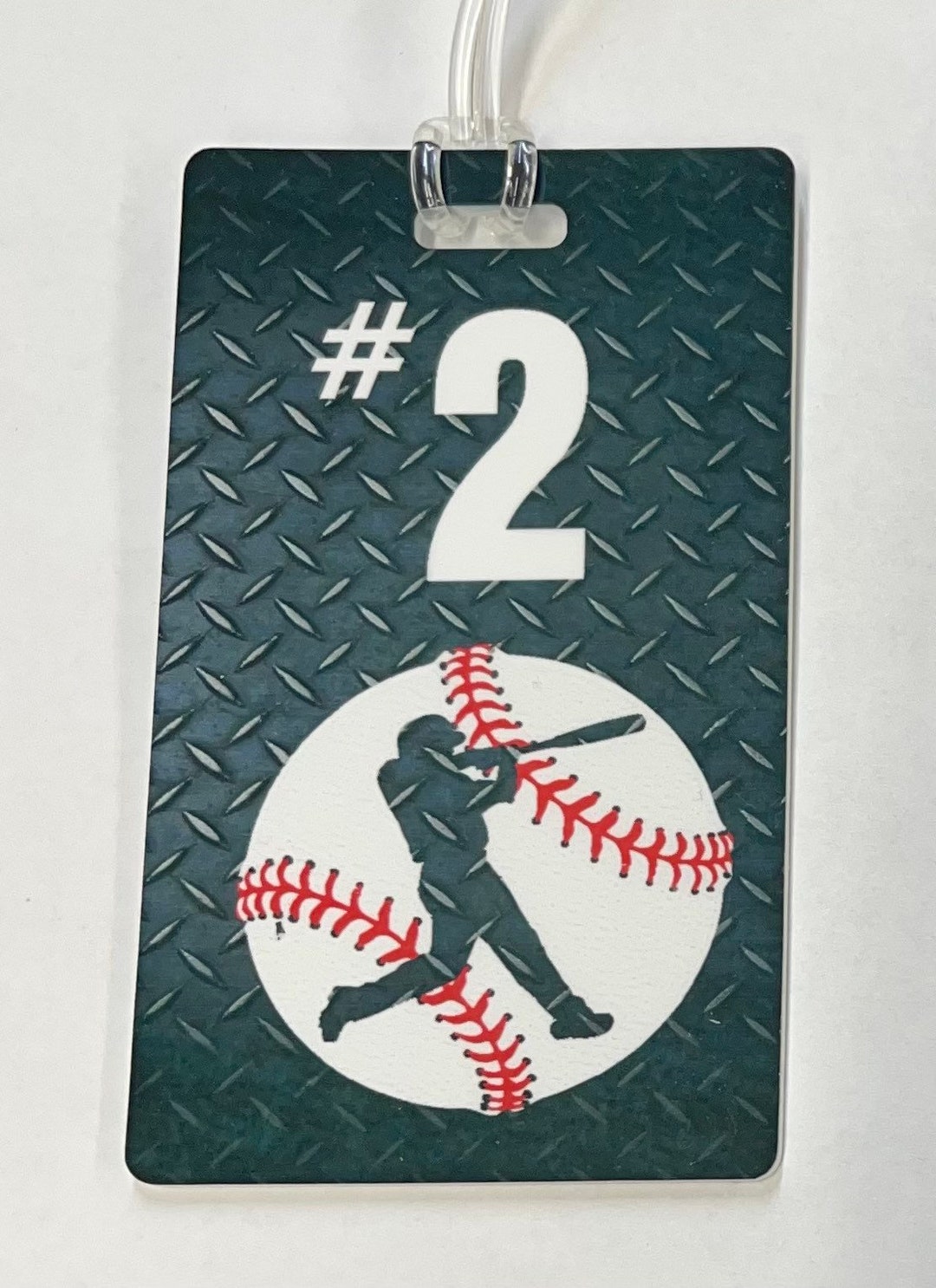 CUSTOM Baseball Bat Bag Tag, Backpack Name Tag, Personalize With Name ...