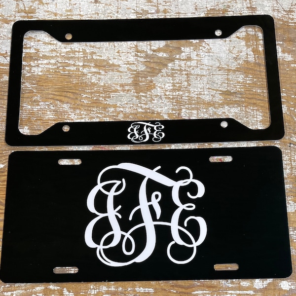 Monogrammed Plate - Etsy