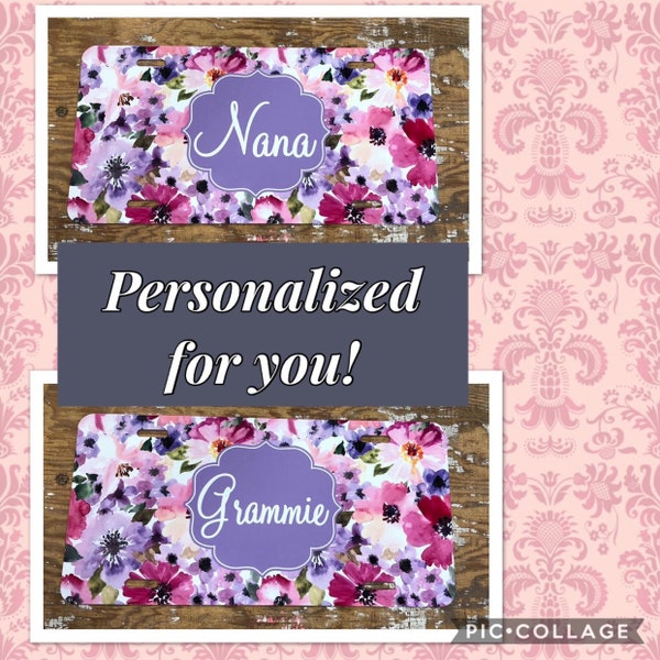 Personalized Car Tag - Etsy