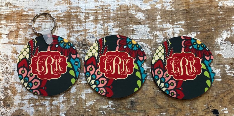 Paisley Monogram License Plate personalized license plate | Etsy