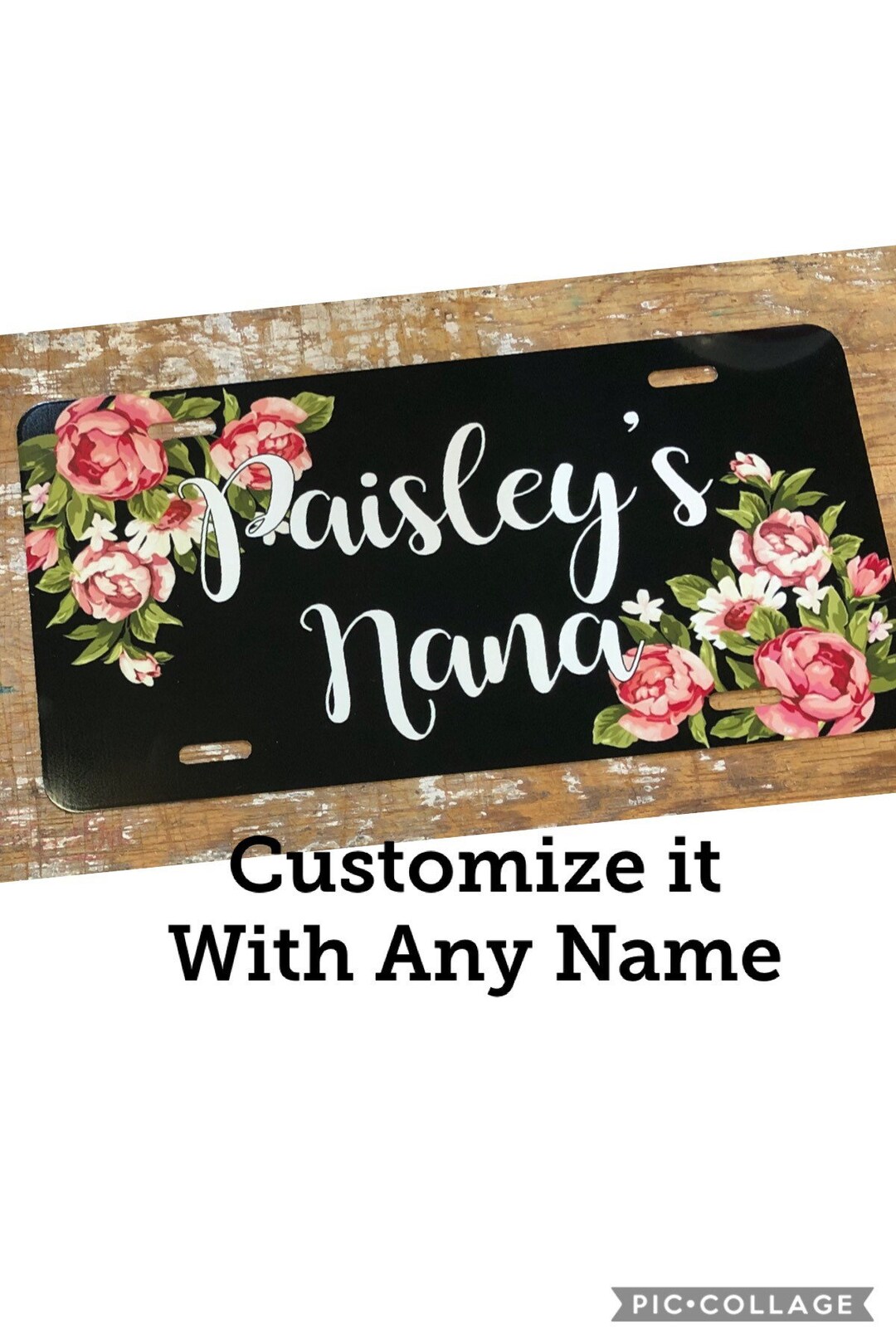 Nana License Plate Nana Car Tag Mimi License Plate Mimi Car Tag ...