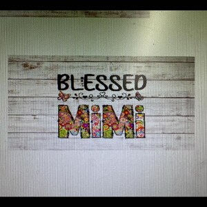 Mimi License Plate Mimi Car Tag Blessed Mimi Car Tag Blessed Mimi ...