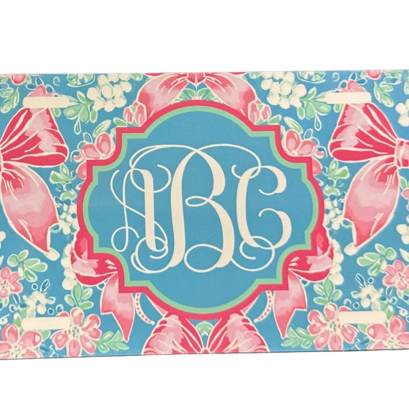 Pink and Blue Plates - Etsy