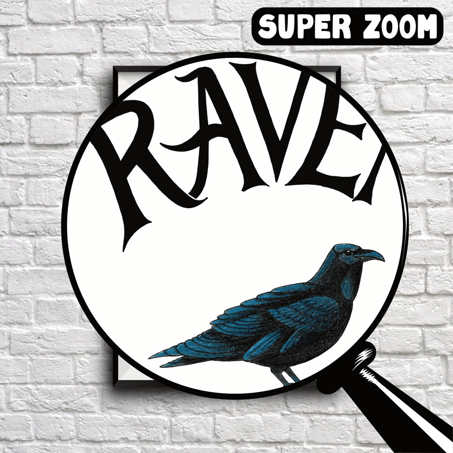 Raven Riddle Poster Alice in Wonderland Inspired Poster, Digital Print ...