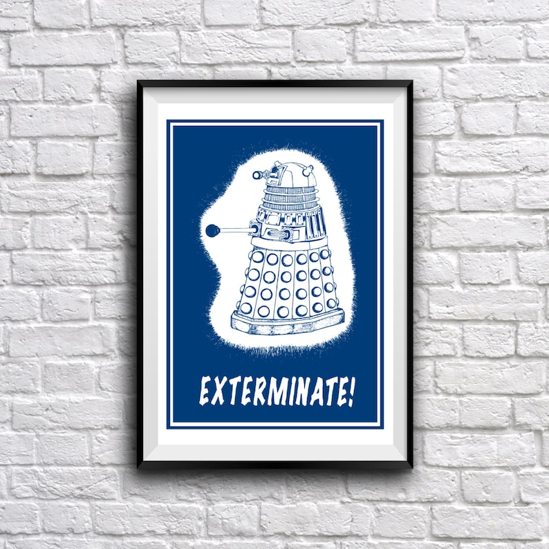 Dalek Poster - Etsy
