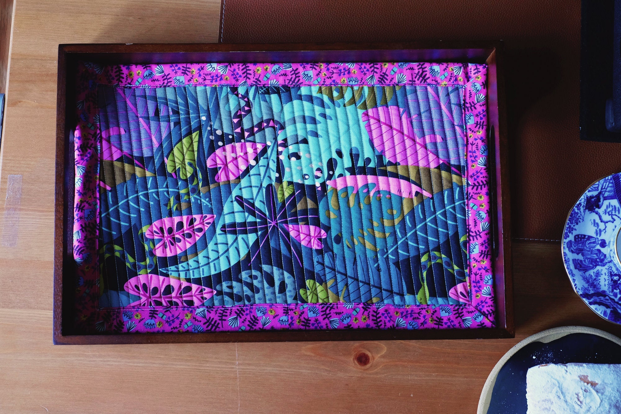 Jungle Snake and Plant Tea Tray Liner, Hot Pad - Etsy