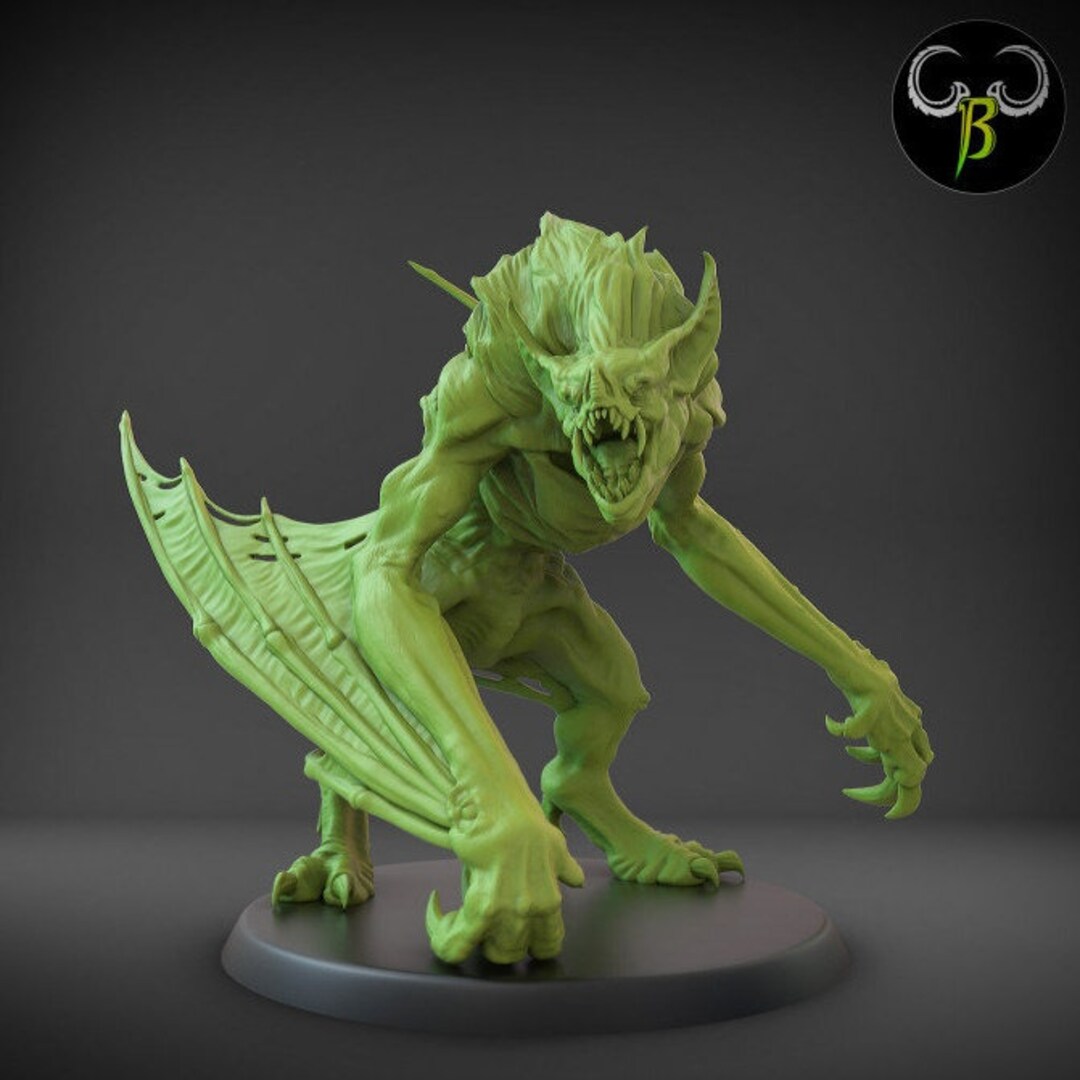 Feral Vampire Miniature - Etsy