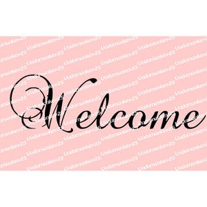 Welcome Home Decor Wall Art Decal Guest Bedroom Sticker Rustic - Etsy