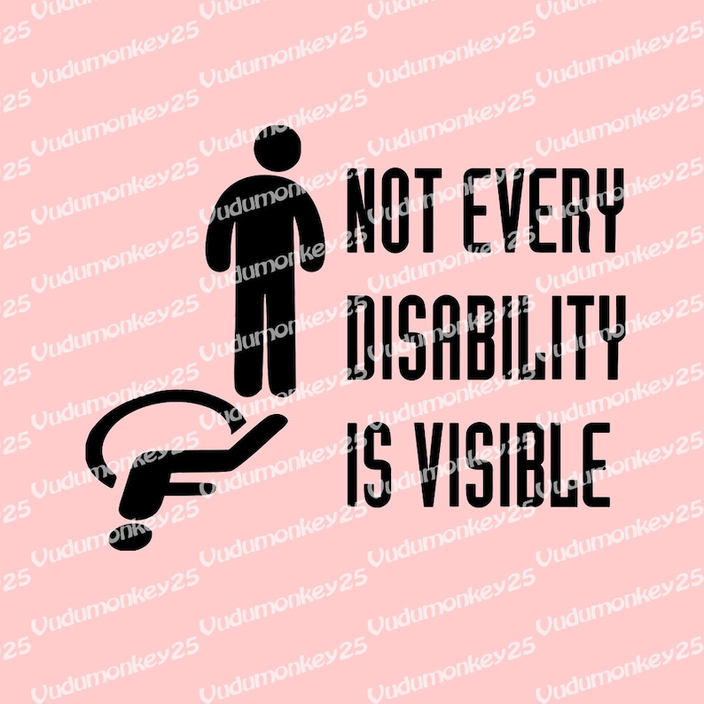 Not Every Disability is Visible Decal Sticker Car Truck Laptop - Etsy