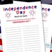 Independence Day 5-in-1 Word Games Patriotic Bundle USA - Etsy