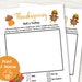 Thanksgiving Games Roll a Turkey Dice Game Printable Family Game Night ...