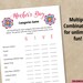 Mother's Day Printable Categories Game, Digital Download, Word Games ...