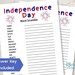 Independence Day 5-in-1 Word Games Patriotic Bundle USA - Etsy