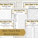 New Year's Activities Bundle - Word Games - Etsy