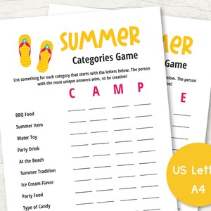 Summer Categories, Digital Download, Word Games, Last Day of School ...
