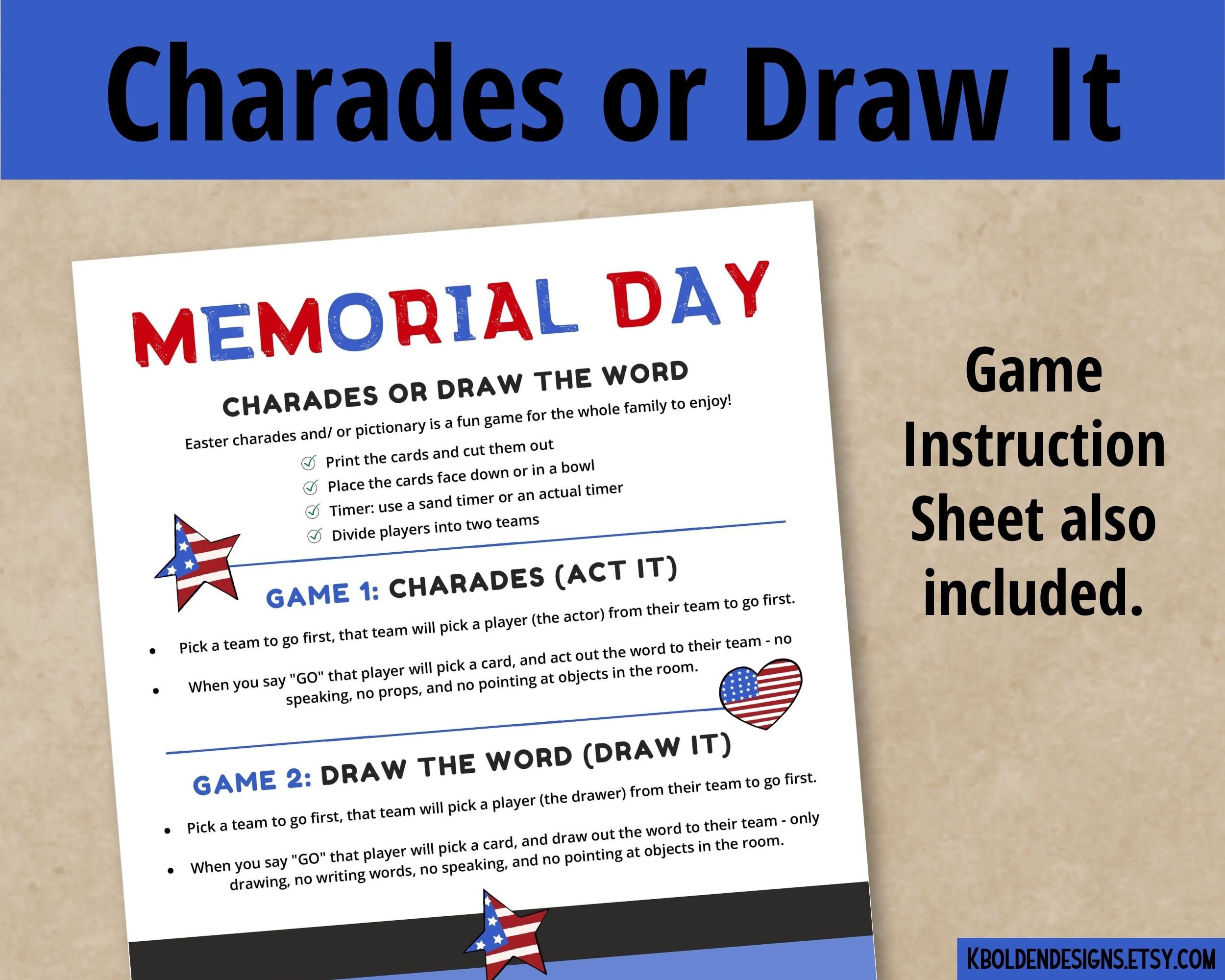 Memorial Day Printable Activity Bundle, Digital Download, Word Search ...
