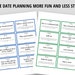 Printable Date Cards for Date Night, Date Night Idea Card Game, DIY ...