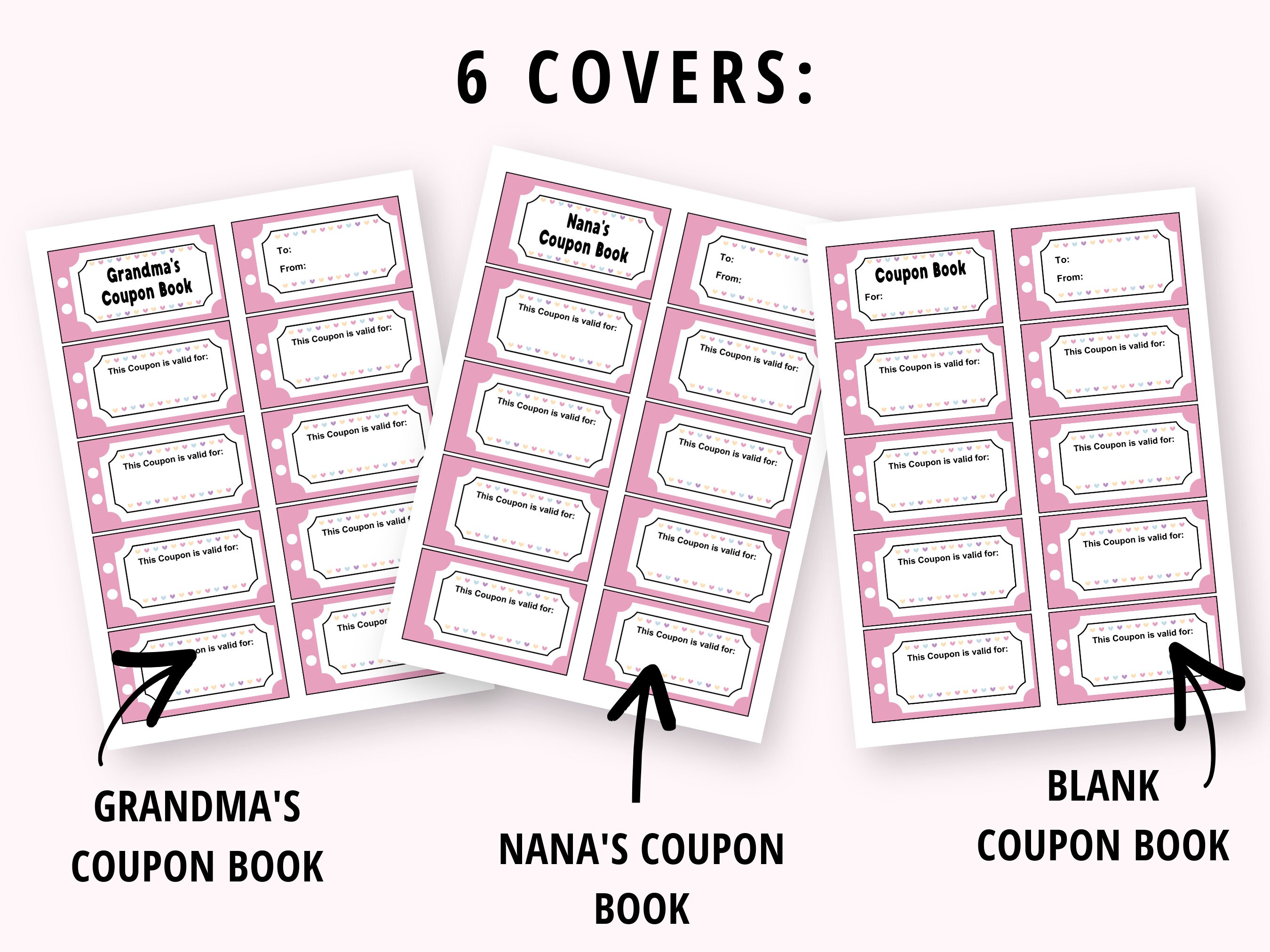 Mother's Day Coupon Book, Personalized Gift for Mom, Editable Coupon ...