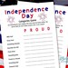 Independence Day 5-in-1 Word Games Patriotic Bundle USA - Etsy