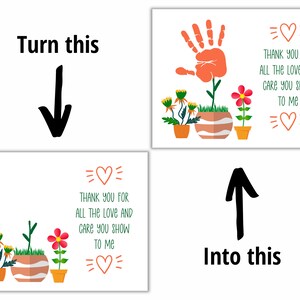 Teacher Appreciation Week Printable Handprint Art, Handprint Craft for ...