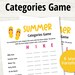 Summer Printable Games Bundle, Summer Word Games, End of School Year ...
