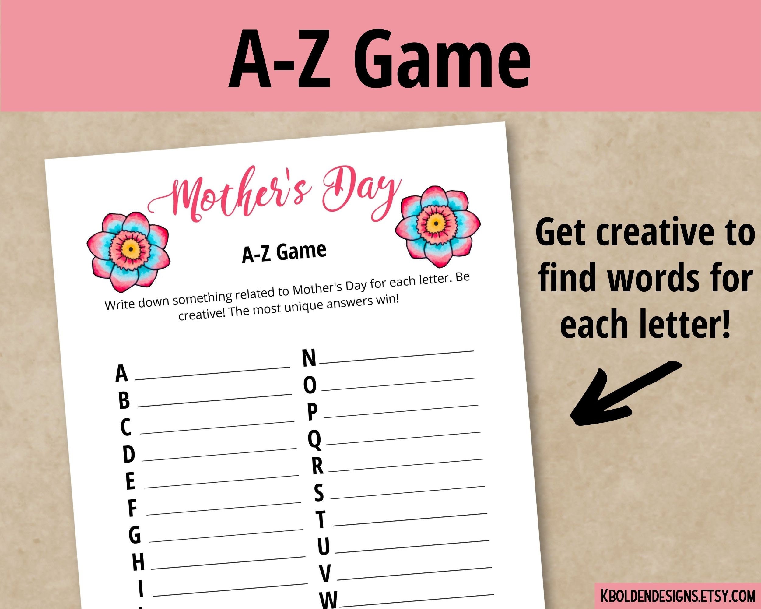 Mother's Day Printable Activity Bundle, Digital Download, Word Search ...