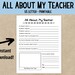 Editable Meet the Teacher Canva Template Newsletter Template Teacher ...