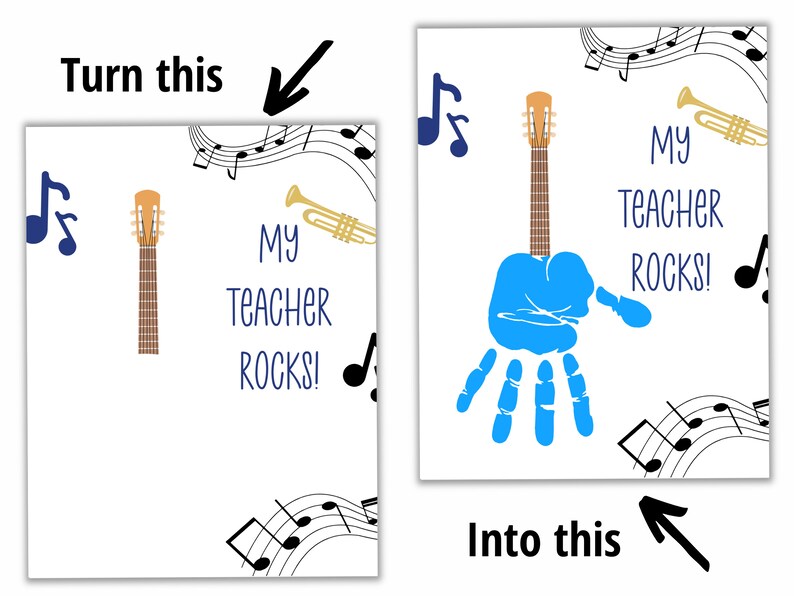 Teacher Appreciation Week Printable Handprint Art, Handprint Craft for ...
