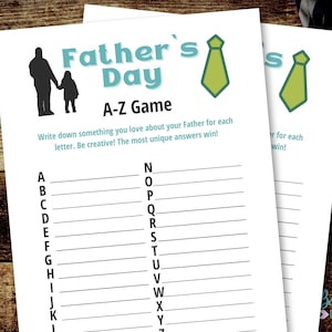 Father's Day Printable Games Bundle, Father's Day Word Games, Word ...