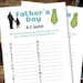 Father's Day Printable Games Bundle, Father's Day Word Games, Word ...