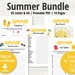 Summer Printable Games Bundle Summer Word Games End of - Etsy