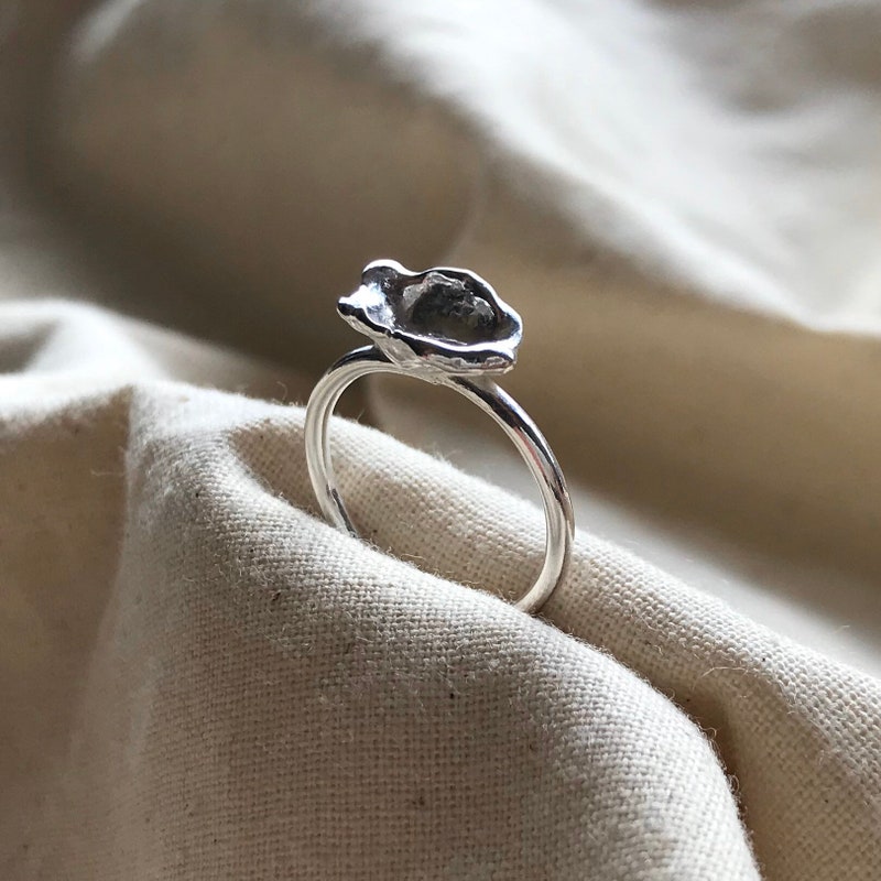 Cast Silver Ring - Etsy