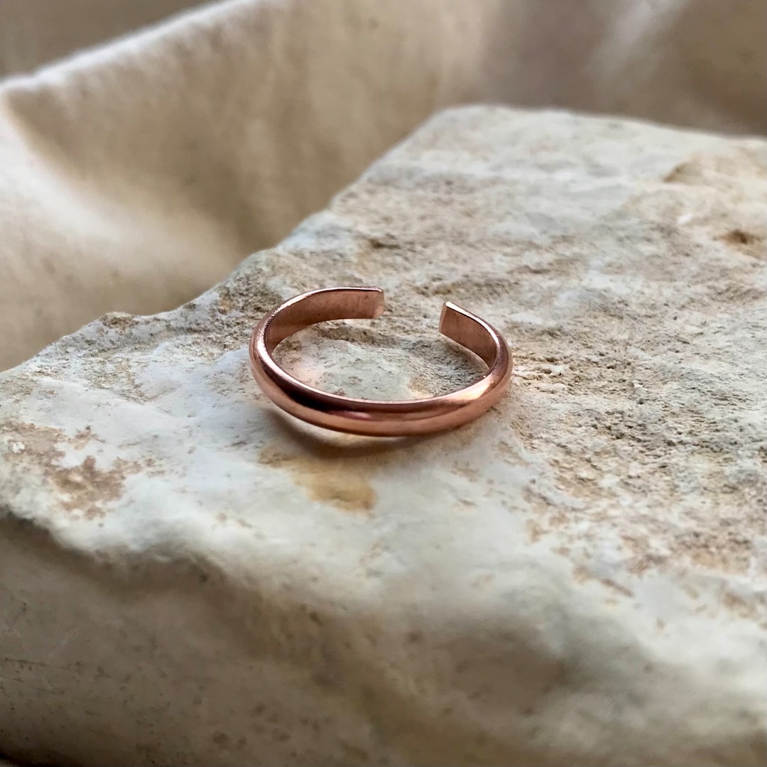 Copper Toe Ring - Etsy