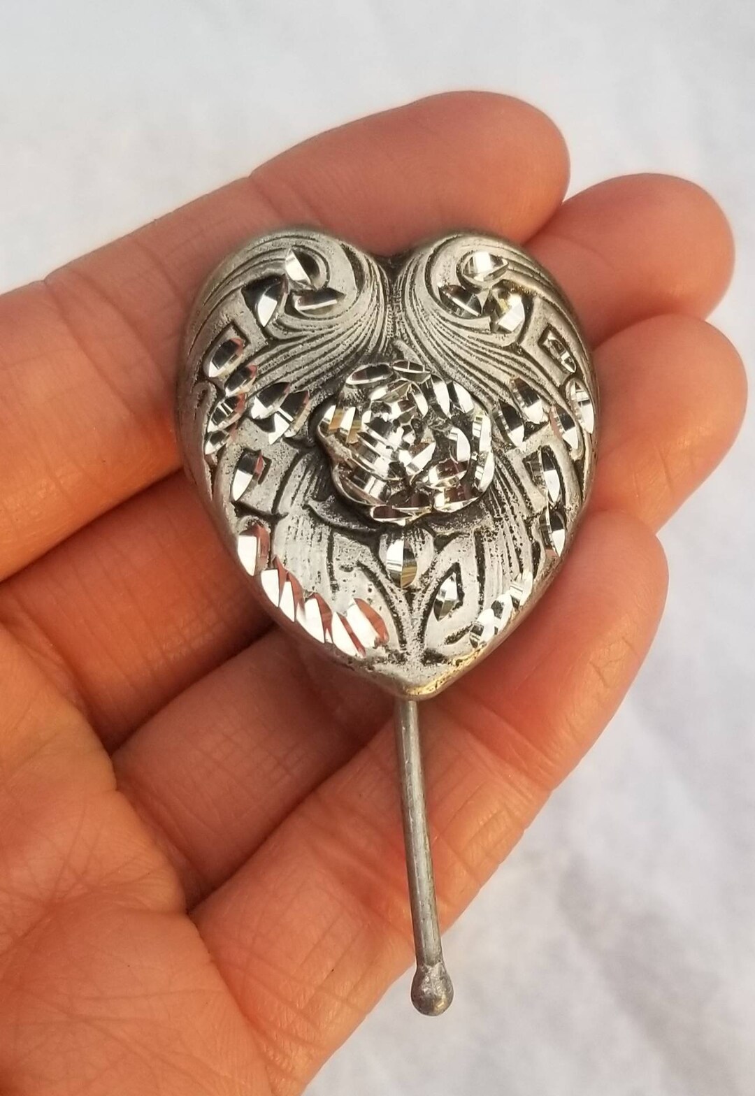 The "rose Heart" Pony-tail Cover - Etsy