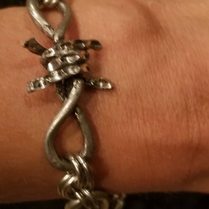 3 Link Barb Wire Bracelette - Etsy